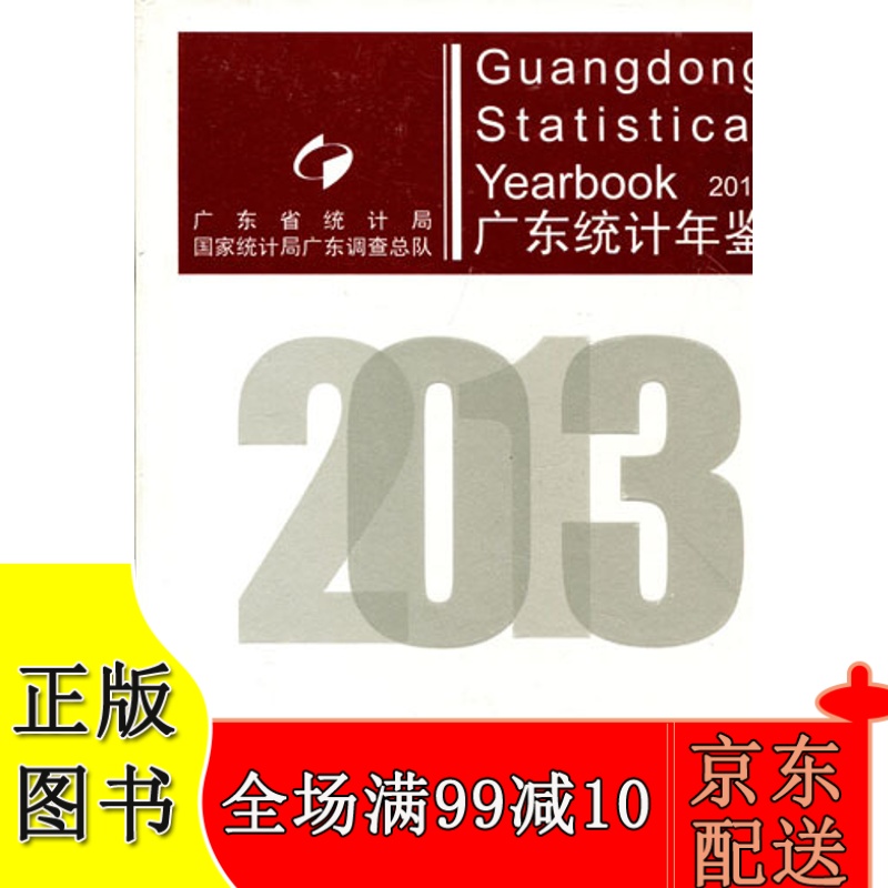 广东统计年鉴2013 （中英文附赠电子版）
