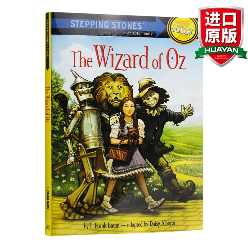The Wizard of Oz Stepping Stones Books Classic 英文原版 绿野仙踪 英文版 进口英语原版书籍