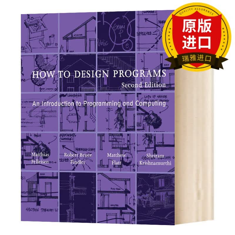 英文原版 如何设计程序 计算机和编程入门 How to Design Programs, second edition 第二版 英文版进口原版英语书籍