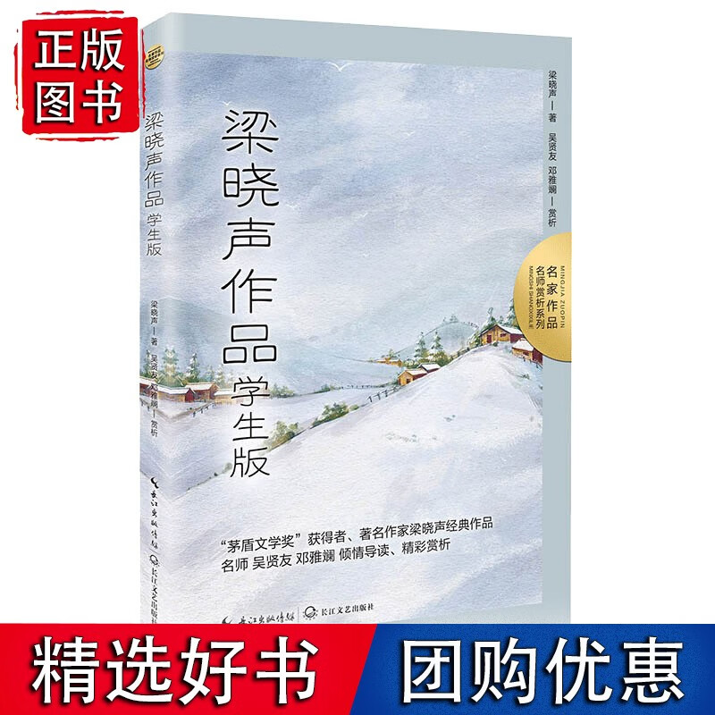 网店 梁晓声作品 学生版 名师赏析系列 长江文艺出版社