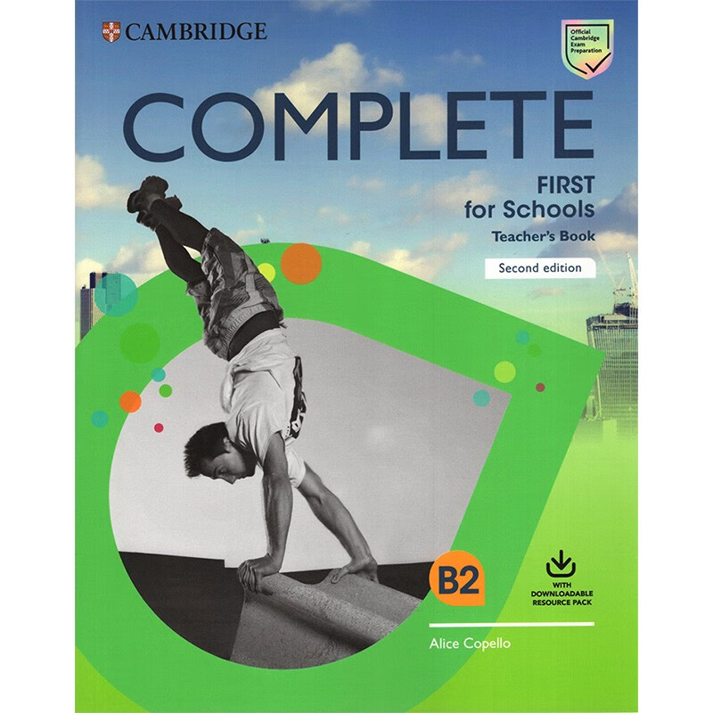 剑桥五级英语FCE考试Complete First for Schools Teacher's Book教师书(内附音频+教师资源)