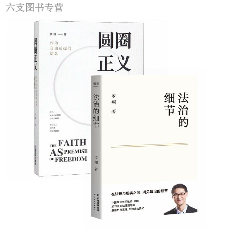 罗翔法治的细节+圆圈正义（2册）