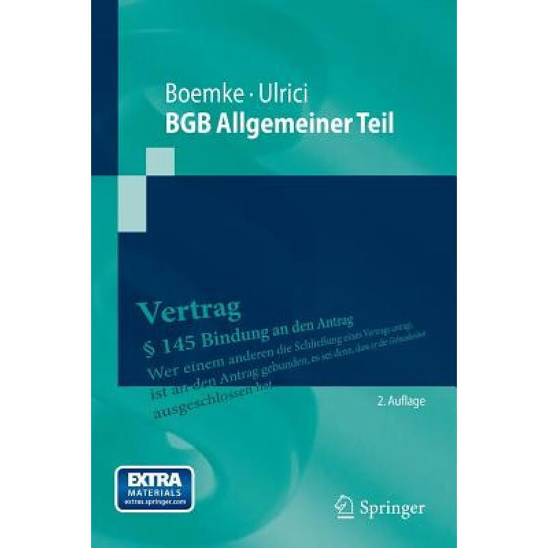 Bgb Allgemeiner Teil
