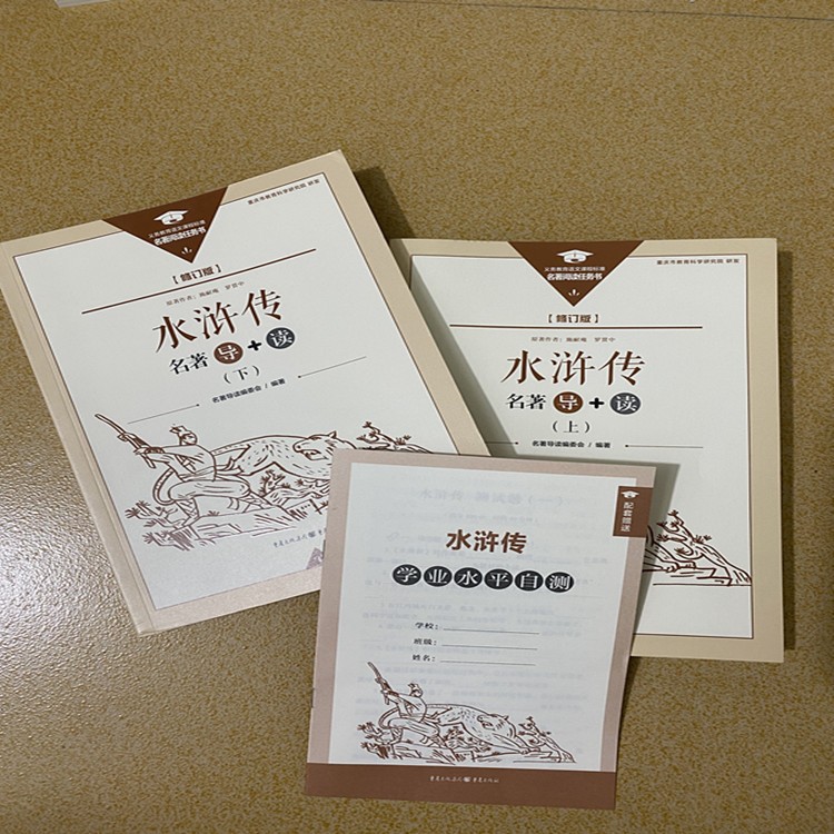 名著导+读 上下册 艾青诗歌名著导+读 名著 修订版 水浒传