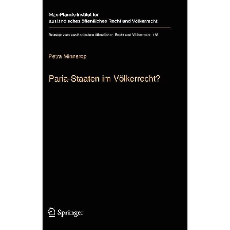 Paria-Staaten Im Volkerrecht?