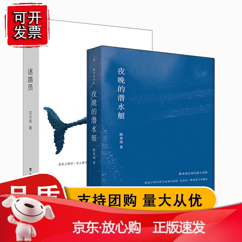 YS 理想国】2册 夜晚的潜水艇+迷路员 第四届宝珀理想国文学奖 中国现当代文学散文随笔诗歌小说 宝珀理想国文学奖幻想小说