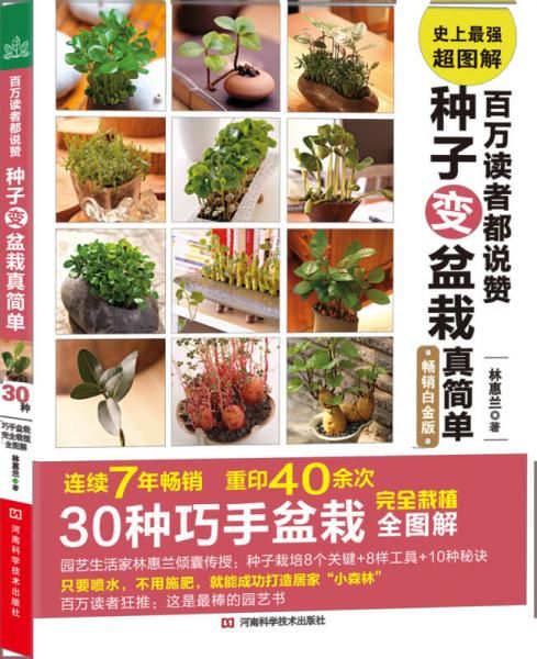 百万读者都说赞 种子变盆栽真简单9787534962615