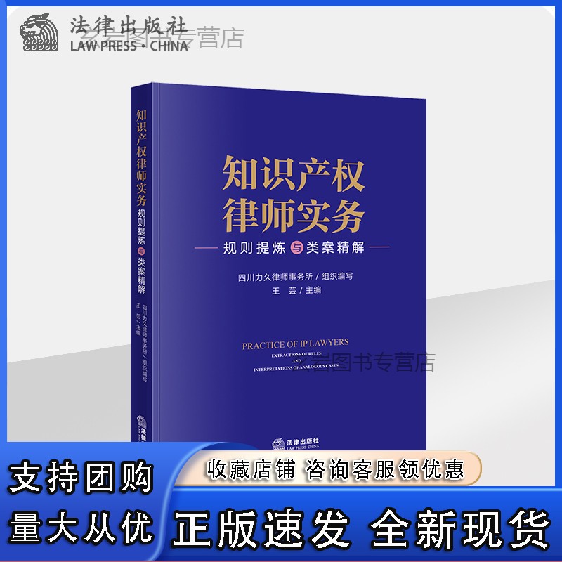 n知识产权律师实务：规则提炼与类案精解 芸主编
