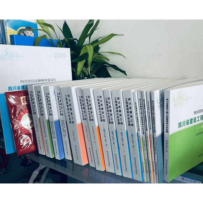 现货2020年四川省建筑装饰安装市政园林工程预算定额全套18本计价定额预算qt 四川成都直发 2020年版四川省建设工程预算定额 全套18本