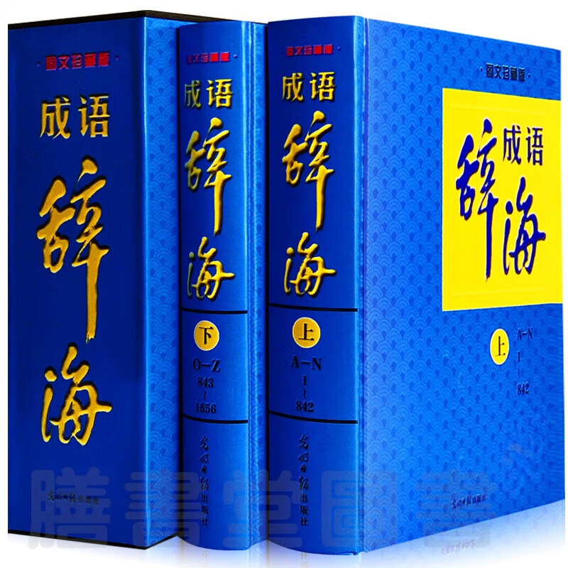 新编现代成语辞海（图文版）全套成语词典 辞典成语 汉语工具书词典词海字典汉语词典中华成语辞海全16开精装2册