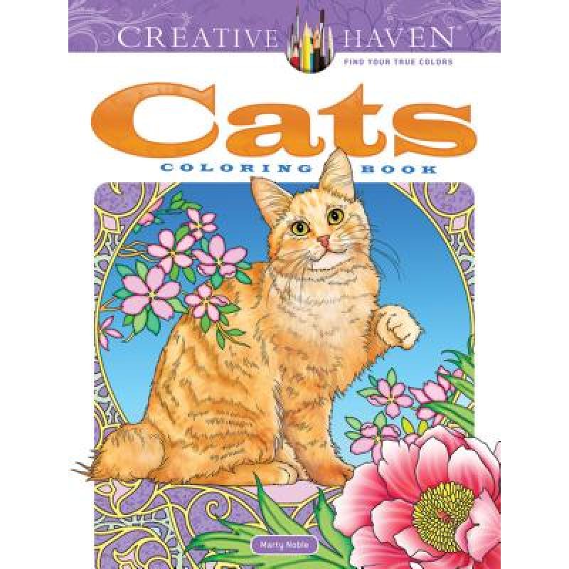 Creative Haven Cats Coloring Book