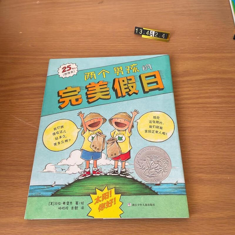 美国凯迪克银*图书：两个男孩的完美假日 浙江少年儿童出版社 [美]马拉·弗雷齐 9787534293313