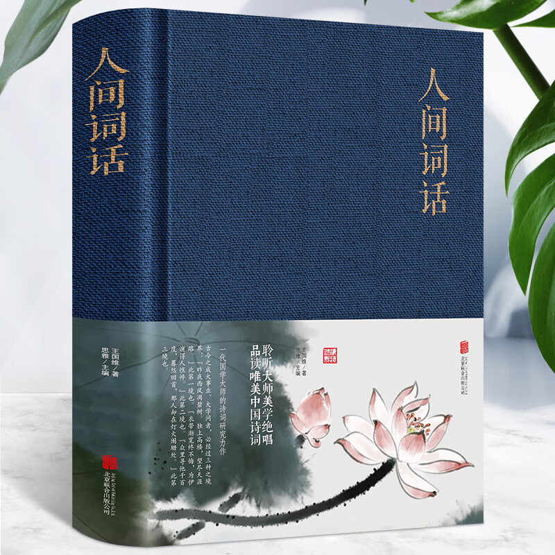 人间词话布面精装硬壳超值全彩典藏版文白对照原文注释译文生字注音注解无障碍阅读国学经典 学生青少年阅读书籍 本店畅读书籍