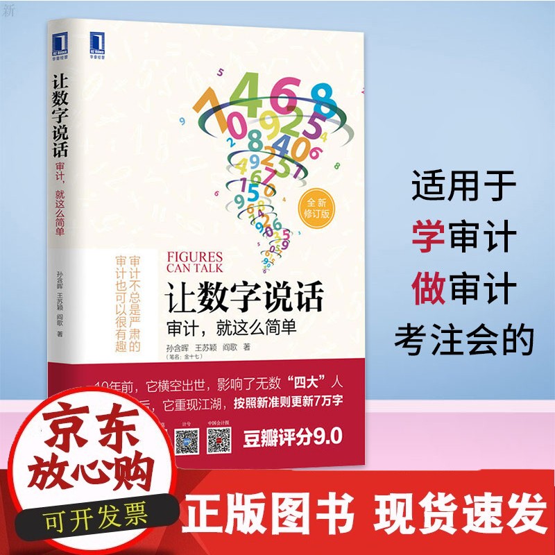C  让数字说话 审计就这么简单 金十七 王苏颖 阎歌 全新修订版 统计审计经济学书 审计入门教程书 自学审计 审计实务入门教材 务入门教材