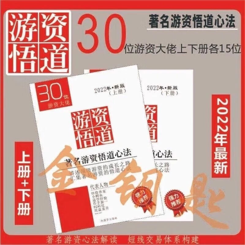 【速发】游资悟道心法2022新版 30位语录 炒股柚子 上册