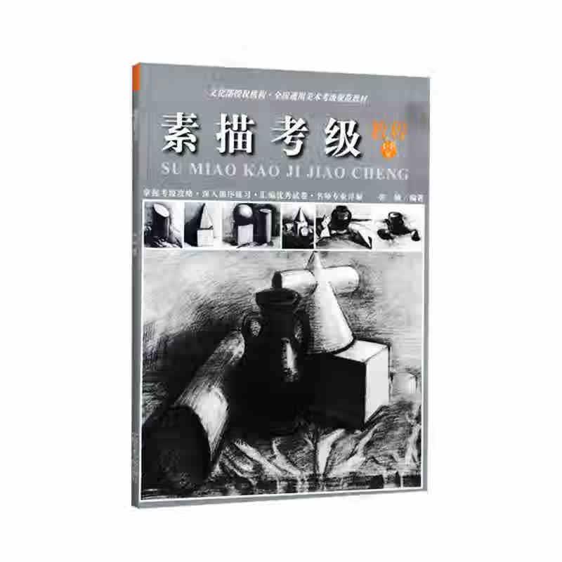 素描考级教程 1~6级 张楠 编 书籍 图书
