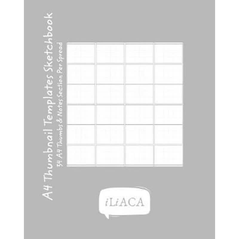 A4 Thumbnail Templates Sketchbook