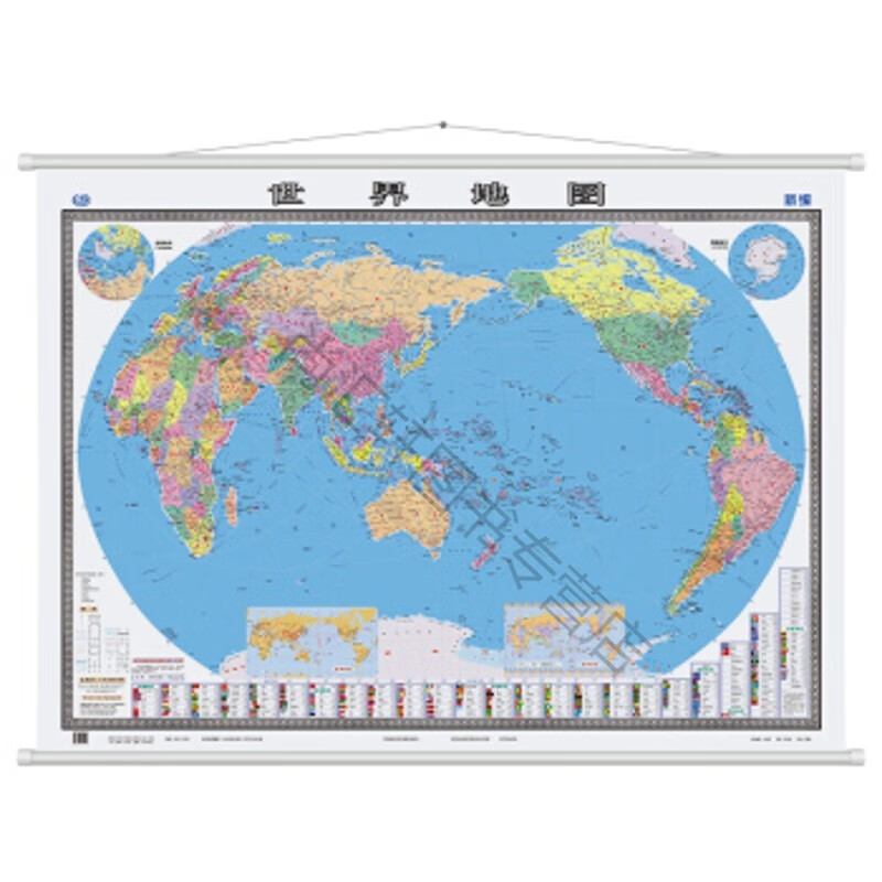 世界地图（桶装，无拼缝）