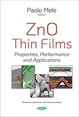 ZnO Thin Films: Properties, Performance and Appl