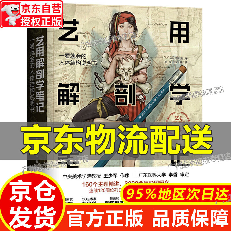 艺用解剖学笔记 石政贤,高莹韩晓 译 北京科学技术出版社