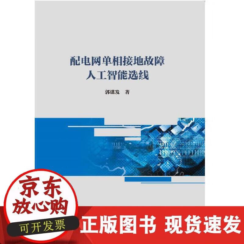 【现货】配电网单相接地故障人工智能选线
