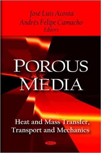 Porous Media: Heat and Mass Transfer, Transport