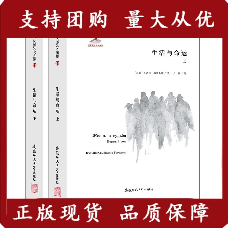 生活与命运:全两册 力冈译文全集 瓦西里·格罗斯曼 著 力冈 译