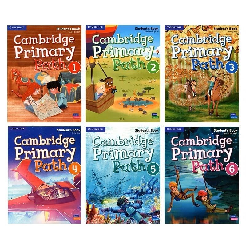 剑桥Cambridge Primary Path 1 2 3 4 5 6级 彩印 1级课本加练习册