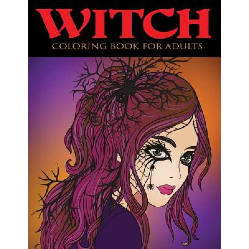 Witch Coloring Book for Adults