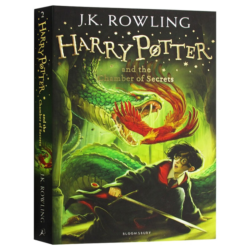 【送音频】哈利波特 英文原版 Harry Potter JK罗琳小说 英文版 儿童奇幻小说 哈利波特2与密室