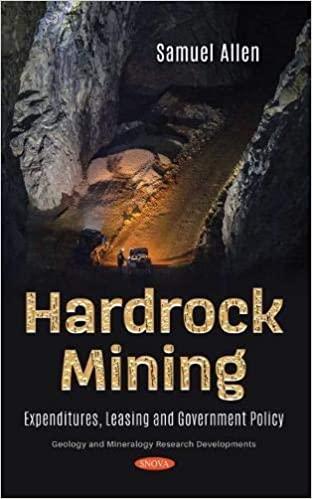 Hardrock Mining: Expenditures, Leasing and Gover