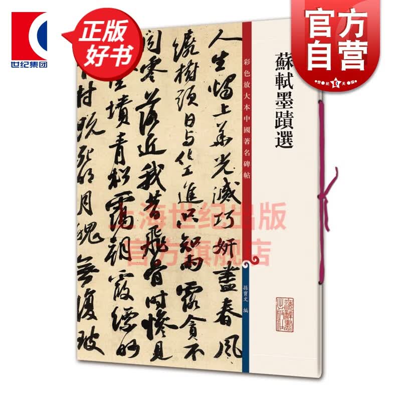 苏轼墨迹选 彩色放大本中国著名碑帖 第十集辑 上海辞书出版社 孙宝文