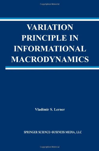 Variation Principle in Informational Macrodynamics