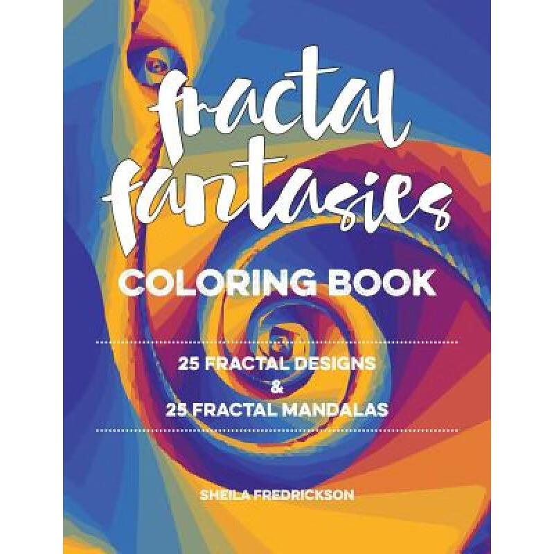 Fractal Fantasies Coloring Book