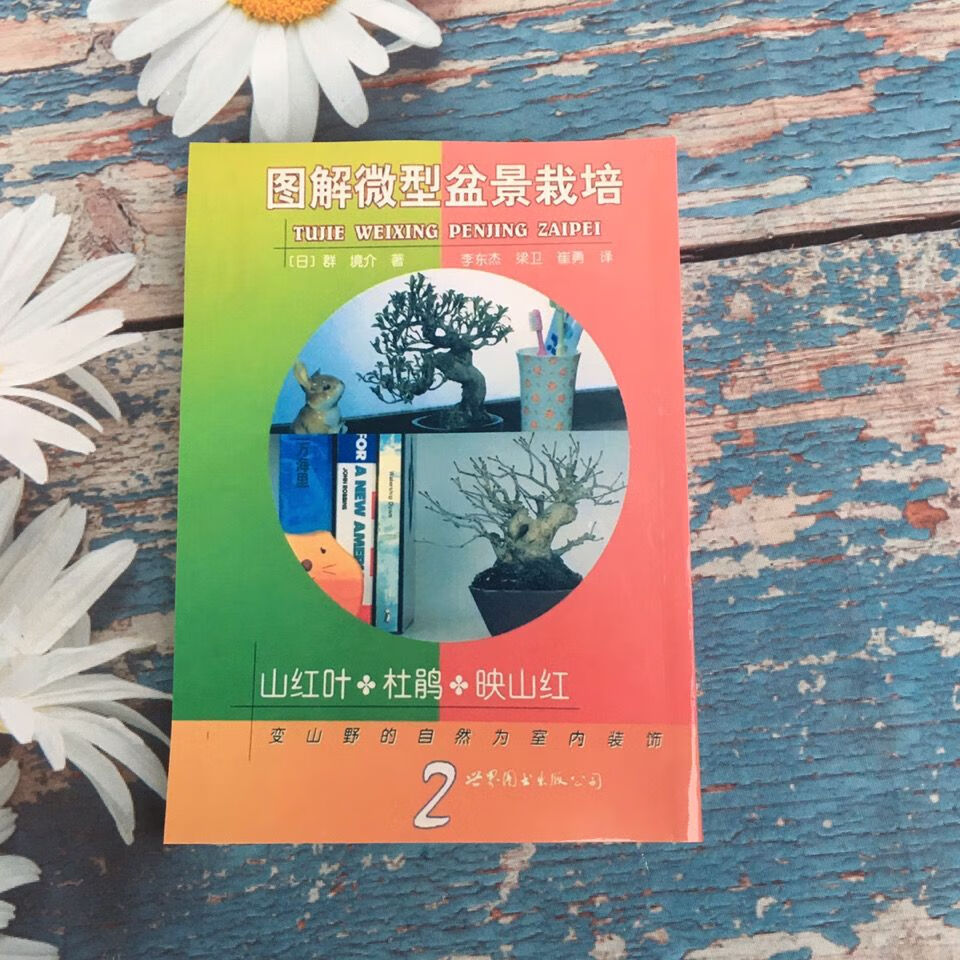 上新】图解微型盆景栽培2 山红叶·杜鹃·映山红 群境介lh 群境介lh