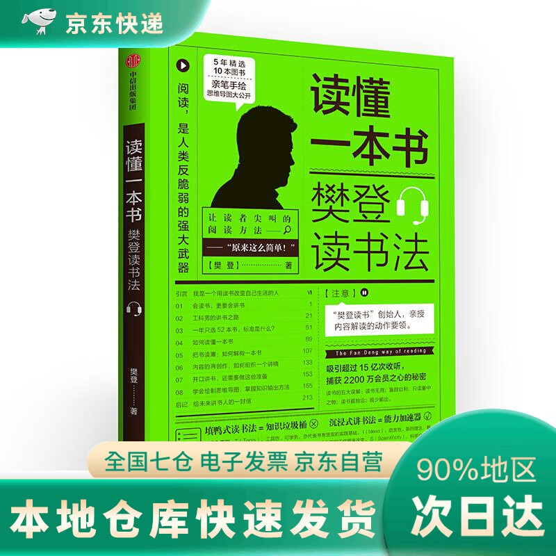 【 闪电发货】读懂一本书DR 樊登读书法 中信出版社