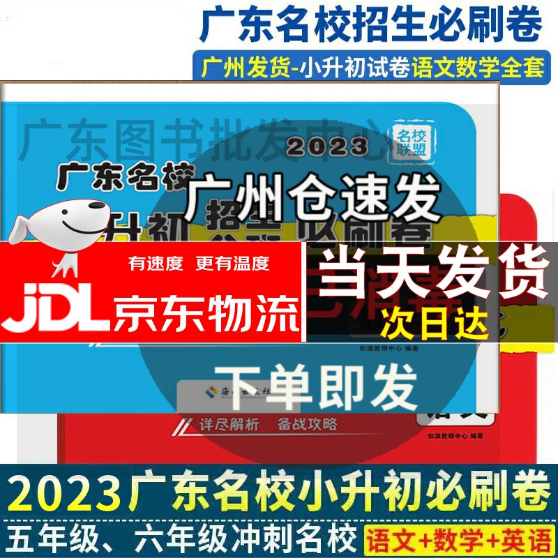 2023版广东名校小升初招生分班必刷卷语文英语数学全套2本 小学十大名校真题卷必刷题分班考试卷精选六年级冲刺名校含2021年真题
