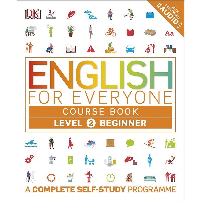 现货 DK人人学英语2 课本英文原版DK-English for Everyone Level 2 Beginner course book英语教材自学书籍语