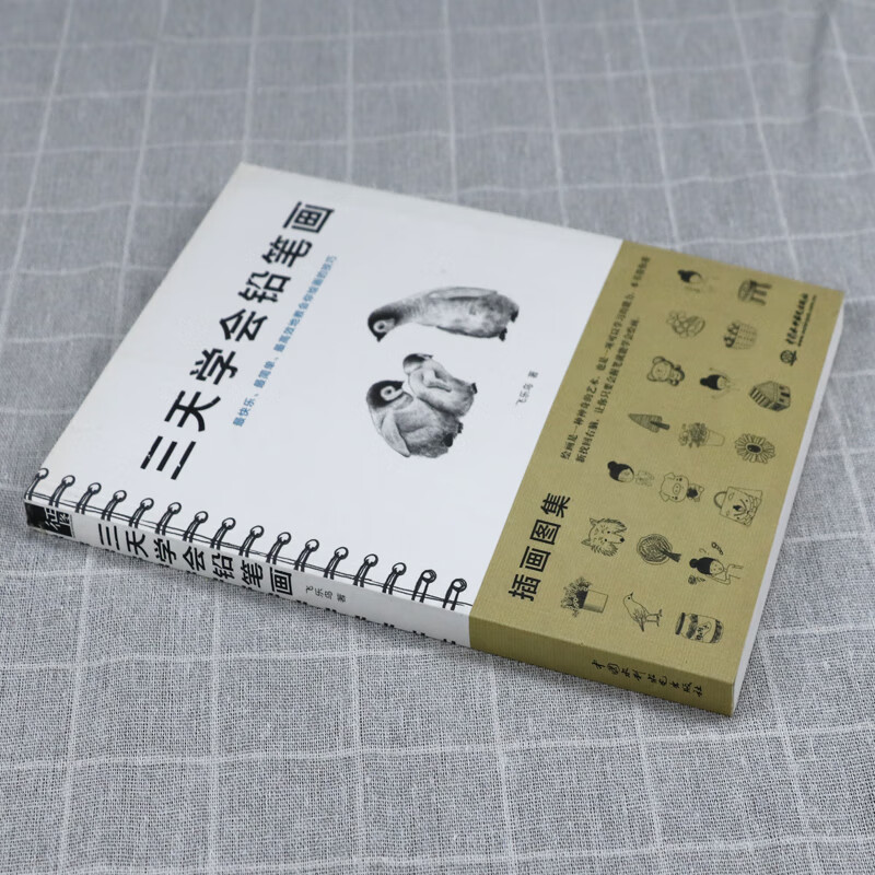 三天学会铅笔画 零基础学画自学速写插画绘画手绘简笔画新手入门彩色铅笔素描风景静物猫狗几何体临摹画册集