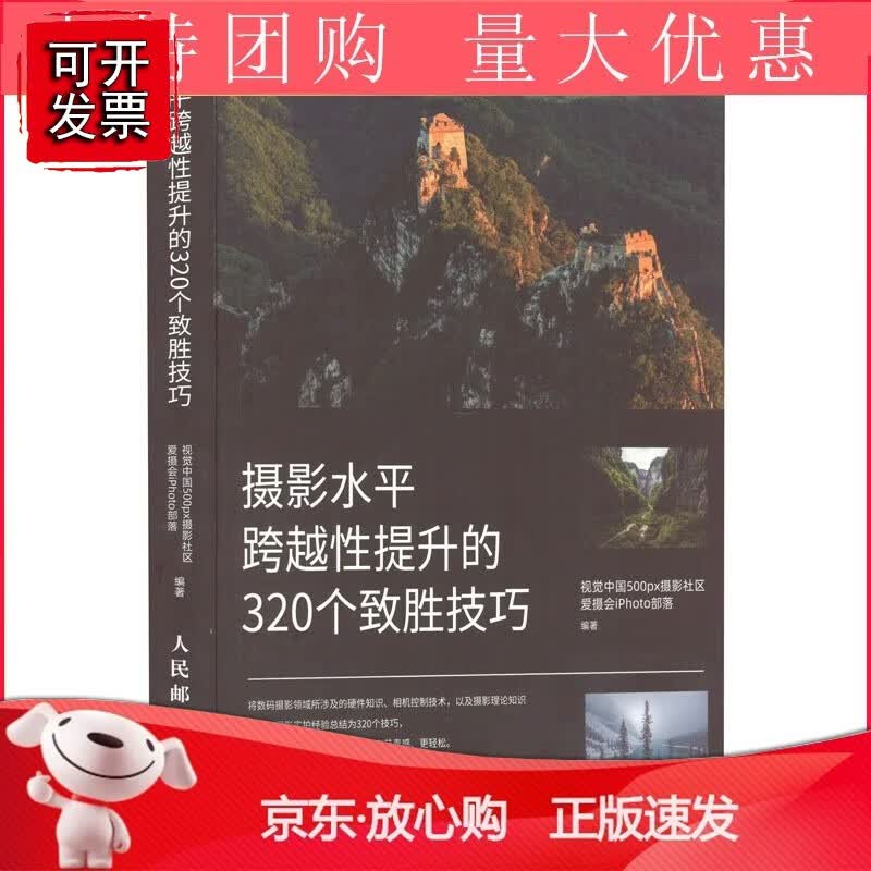 摄影水平跨越性提升的320个致胜技巧 人民邮电出版社 视觉中国500px摄影社区爱摄会iPhoto部落 编 h