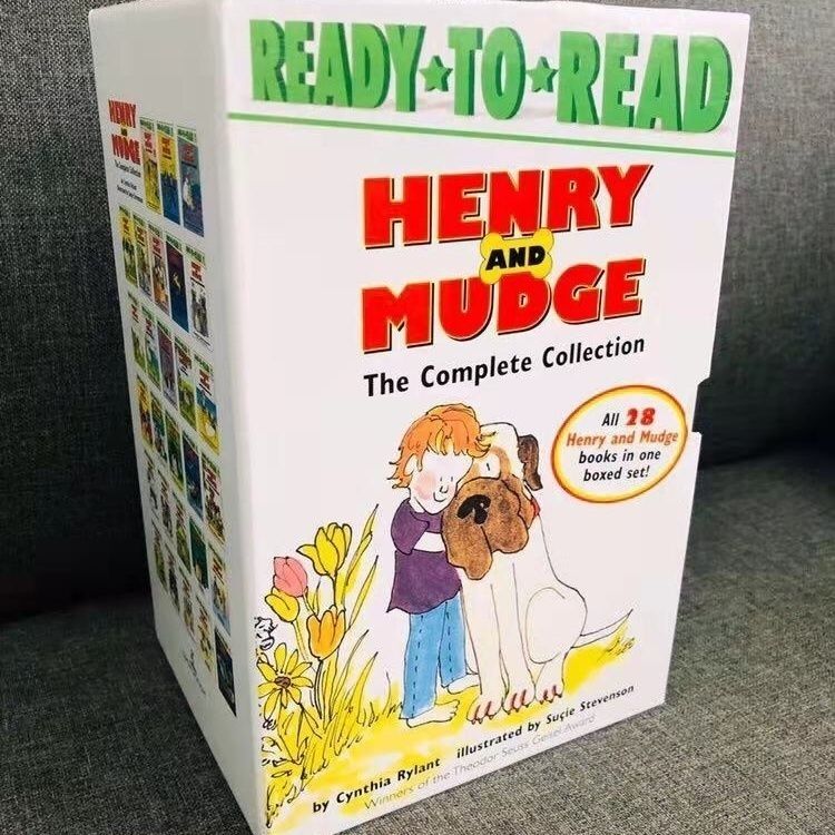 点读版亨利和玛吉28本Henry and Mudge礼盒赠音频小蝌蚪点读笔