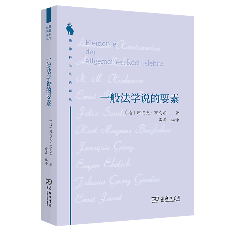 一般法学说的要素/法律科学经典译丛