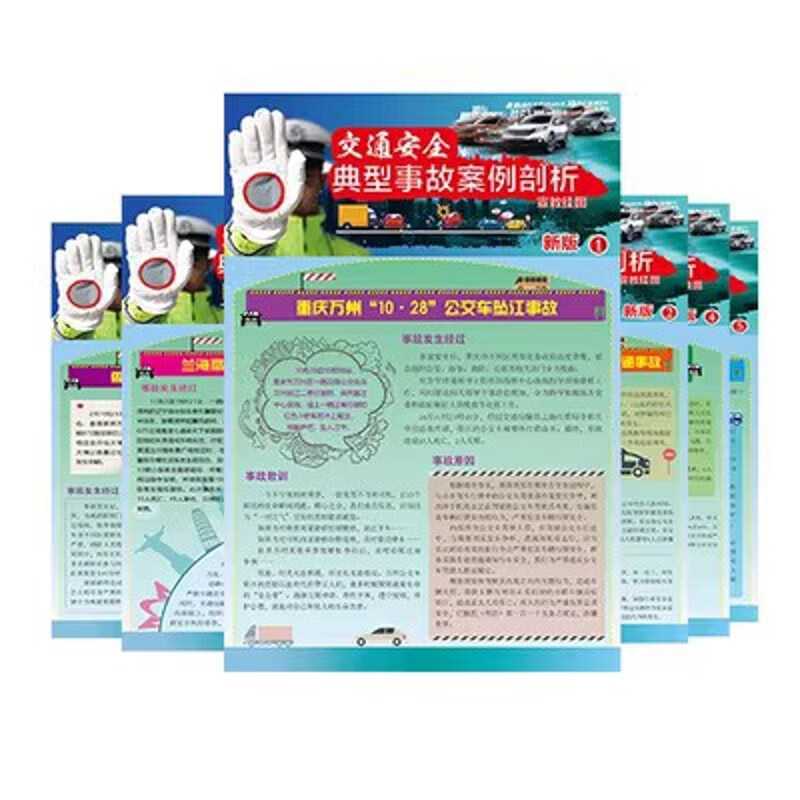 2023安全月 交通安全典型事故案例剖析挂图 6张