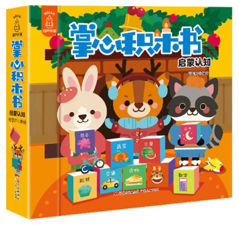 【金龟子专享】 全6册 掌心积木书（启蒙认知）
