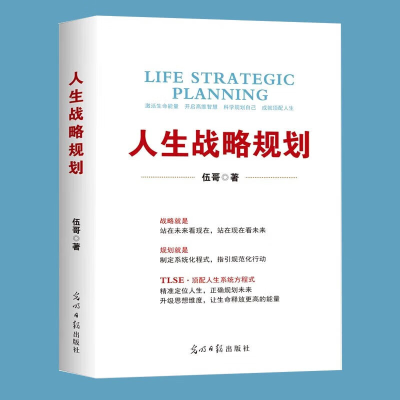 人生战略规划 战略就是 站在未来看现在，站在现在看未来 规划就是 制定系统化程式