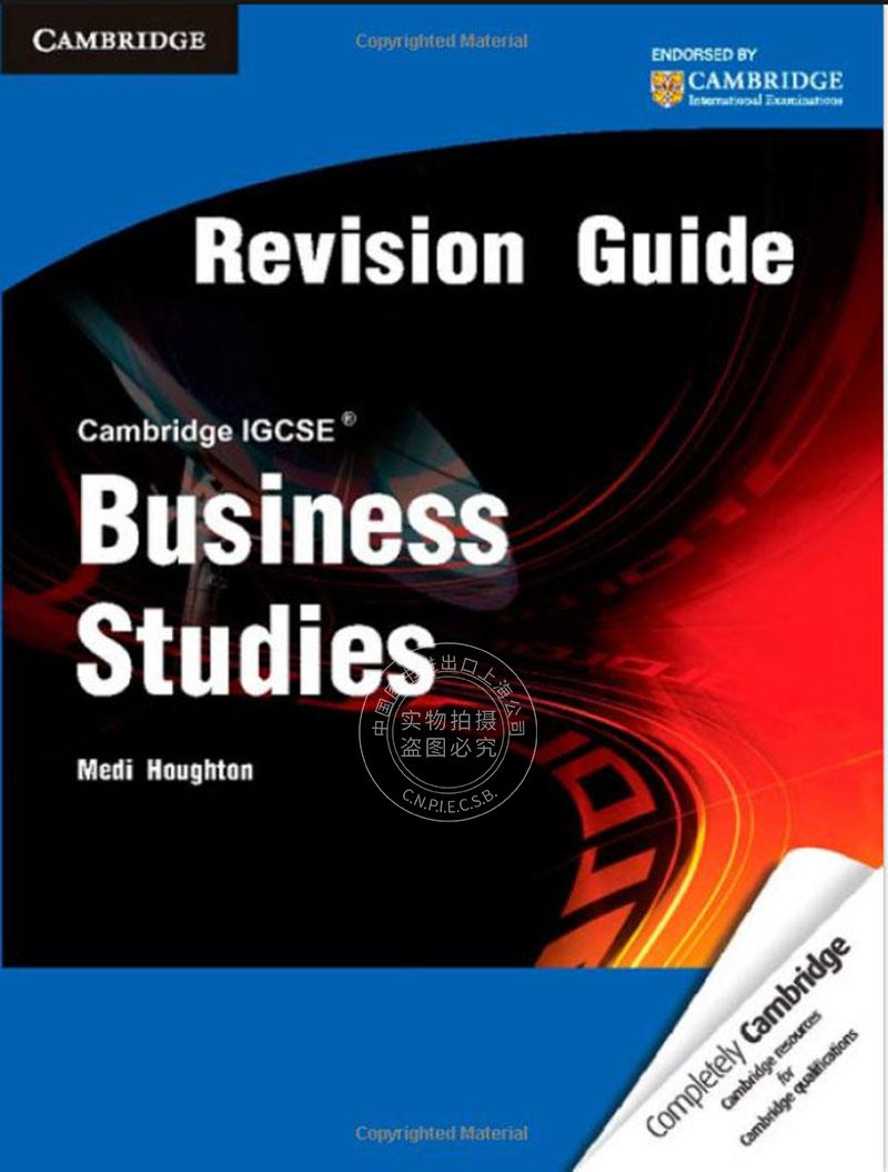 预售 Cambridge IGCSE Business Studies Revision Guide