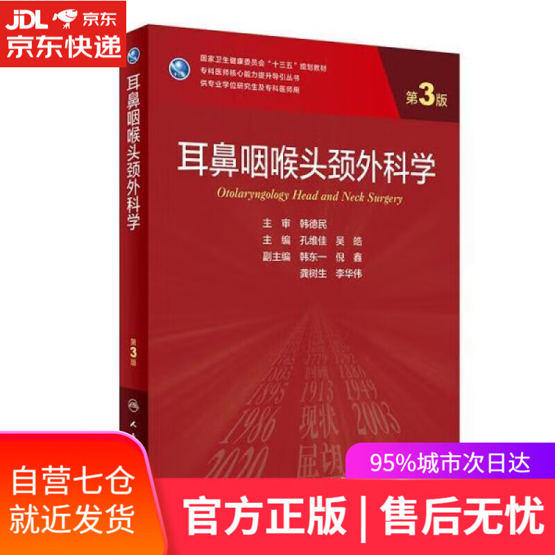 耳鼻咽喉头颈外科学 孔维佳,吴皓 人民卫生出版社