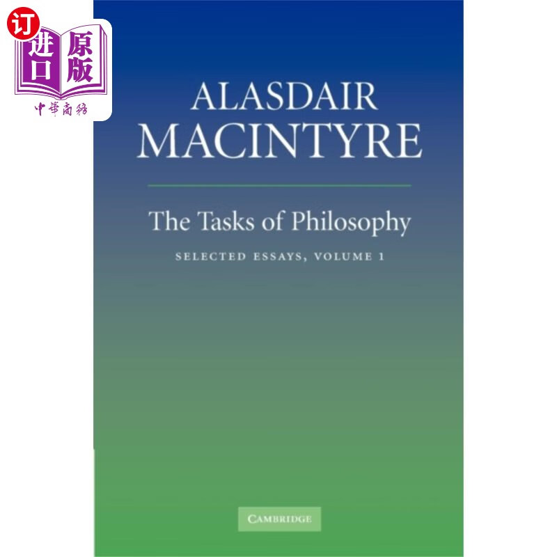 海外直订Tasks of Philosophy: Volume 1 哲学任务卷一