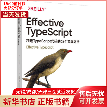 Effective TypeScript 精进TypeScript代码的62个实践方法 全新