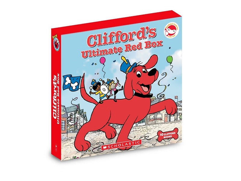 大红狗克里弗 英文进口原版55周年纪念礼盒装10册 Clifford's Big Red 儿童情感启蒙趣味图画绘本【2-8岁】